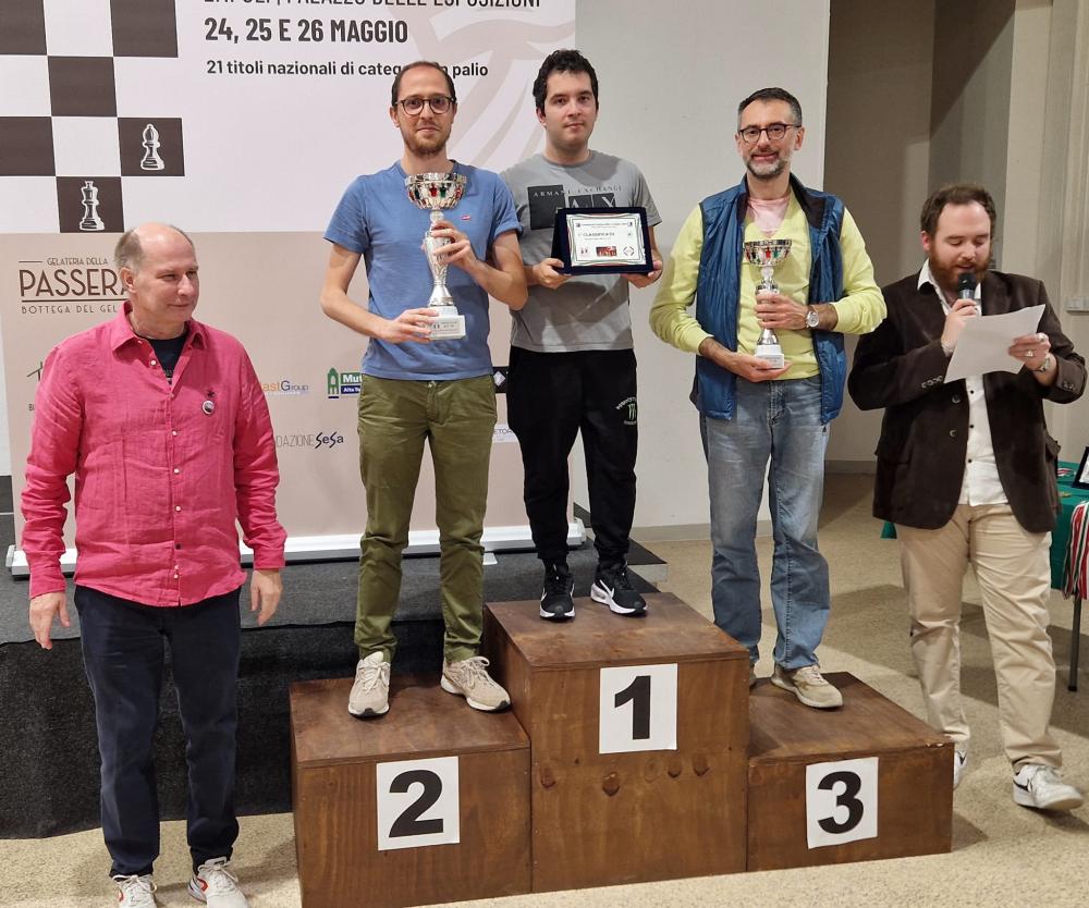 Campionati italiani Gioco Rapido: tripletta di Francesco Sonis